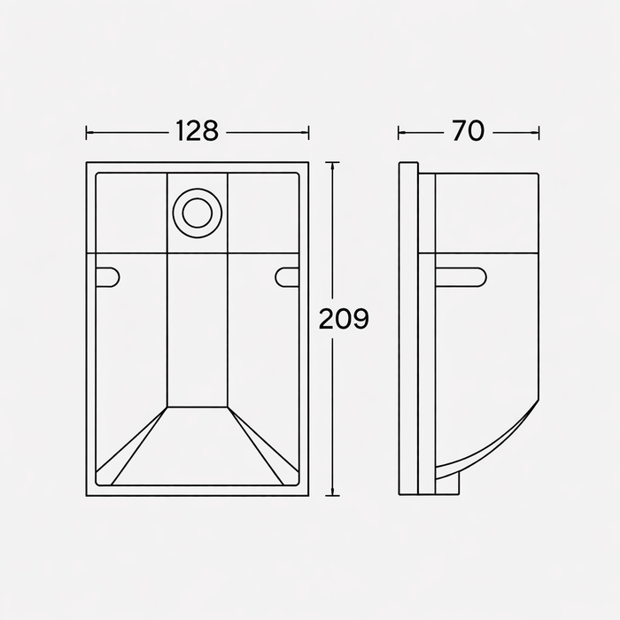 Luminaria tipo Aplique de Exterior - SIENA-30W-CCT — Distecsa SAS